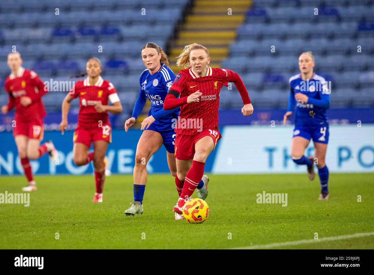 Leicester, England, 26th January 2025 Ceri Holland (18 Liverpool ...