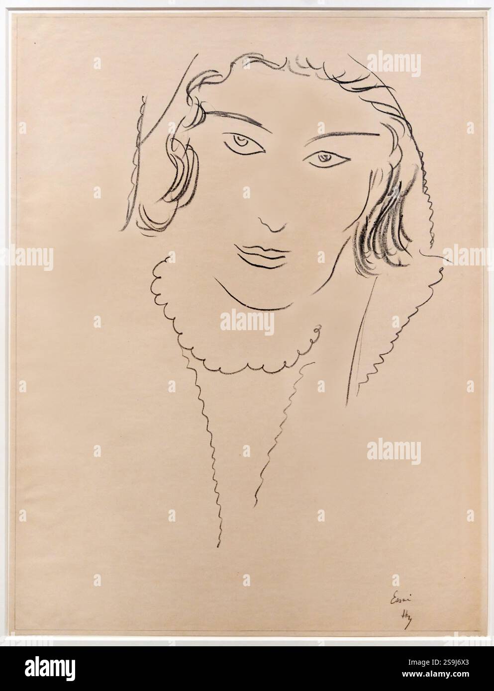 Large Face, 1929, Henri Matisse (1869-1954 Stock Photo - Alamy