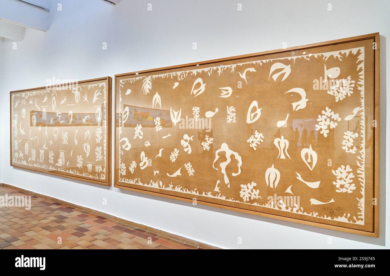 Oceania, the Sky, 1946, Screen printing on canvas, Henri Matisse (1869 ...