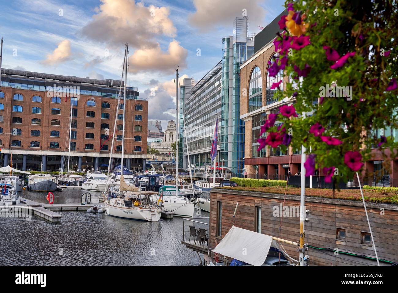 St Katharine Docks Marina, London, England, UK Stock Photo - Alamy