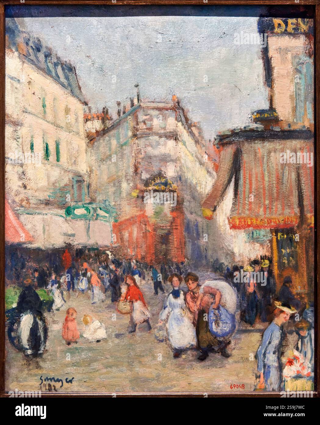 Street of Paris, 1902, Joaquim Sunyer (1874-1956 Stock Photo - Alamy