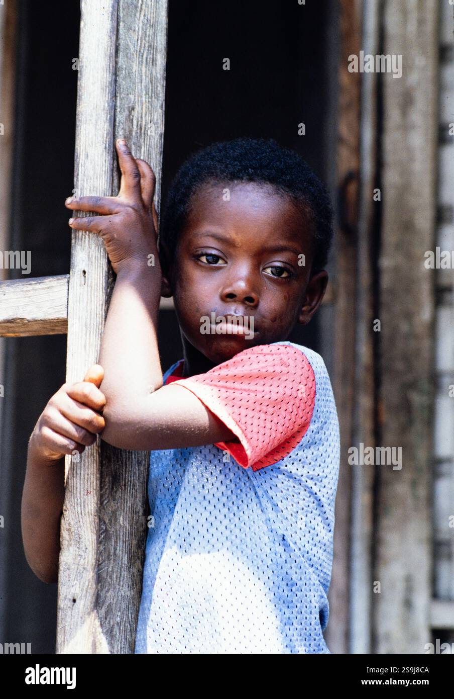 January 25, 2025, Keyesville, Georgia, USA: A young boy living in ...