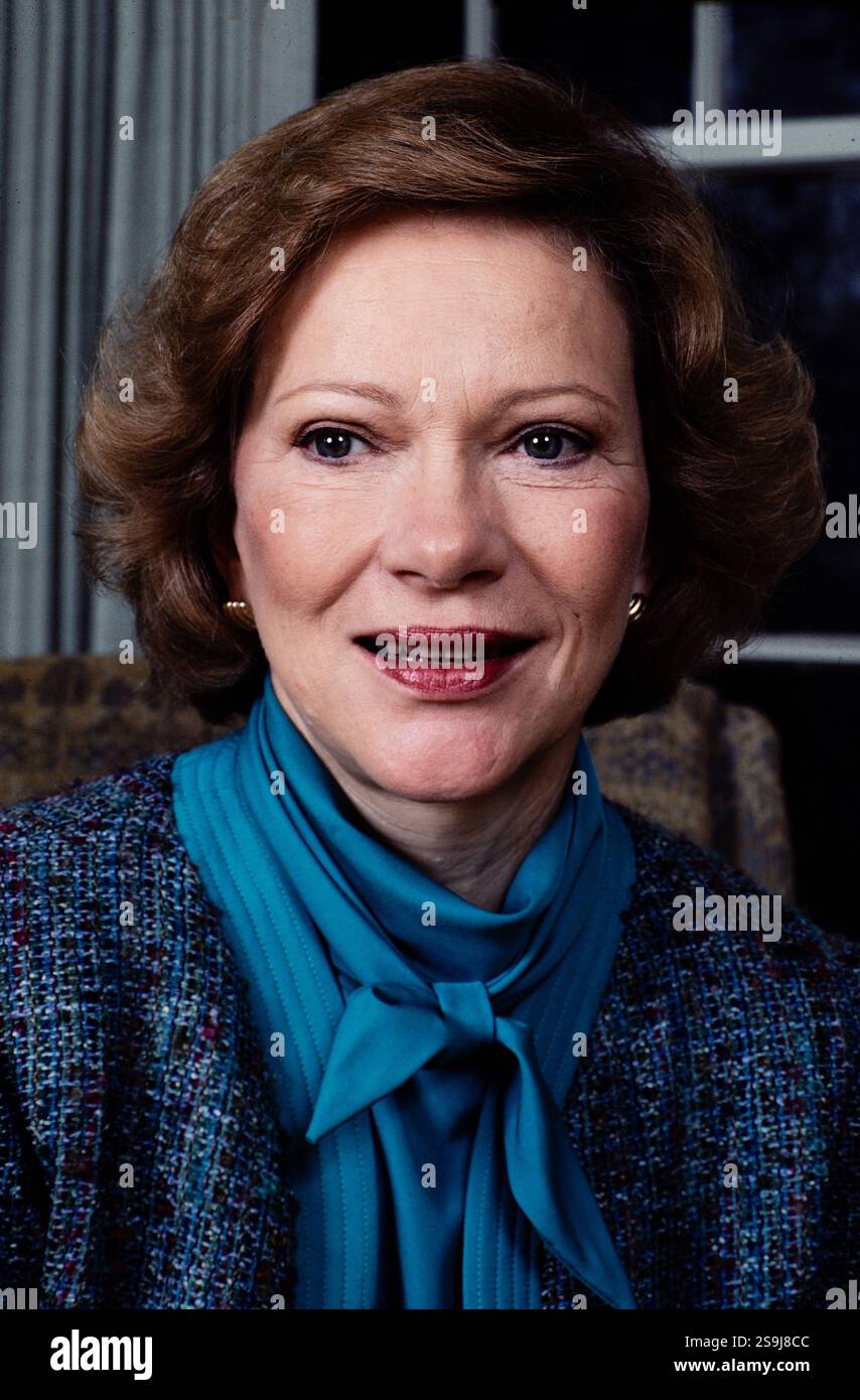 January 24, 2025, Plains, Georgia, USA: Former First Lady ROSALYNN ...