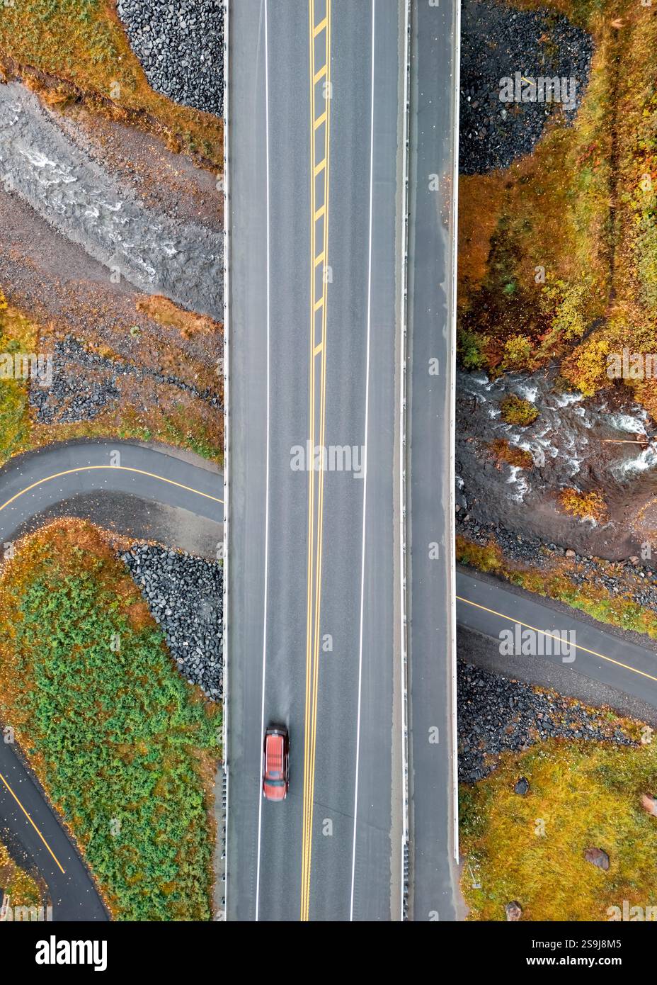 Top down view scenic curves hi-res stock photography and images - Alamy