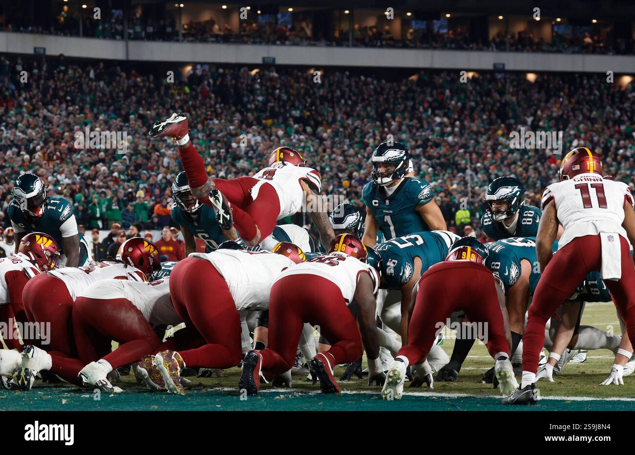 Philadelphia, United States. 26th Jan, 2025. Washington Commanders ...