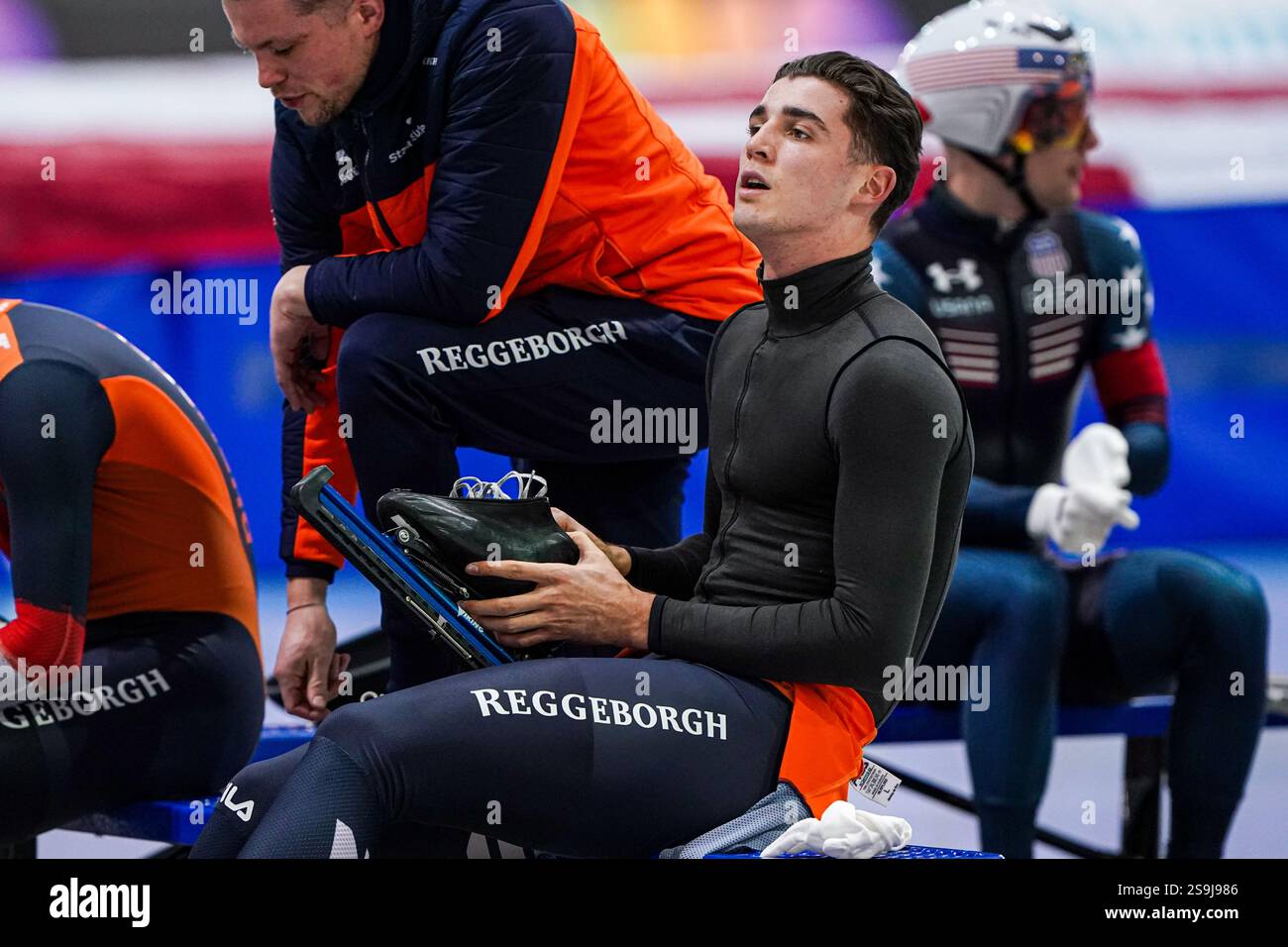 CALGARY, CANADA - JANUARY 26: Jenning De Boo of Netherlands competing ...