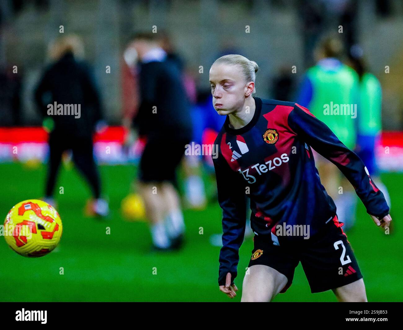 Leigh Sports Village Stadium, England 26th January 2025: Anna Sandberg ...