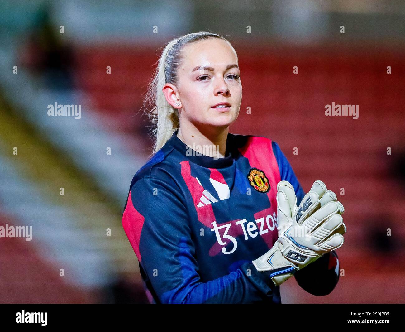 Leigh Sports Village Stadium, England 26th January 2025: Kayla Rendell ...