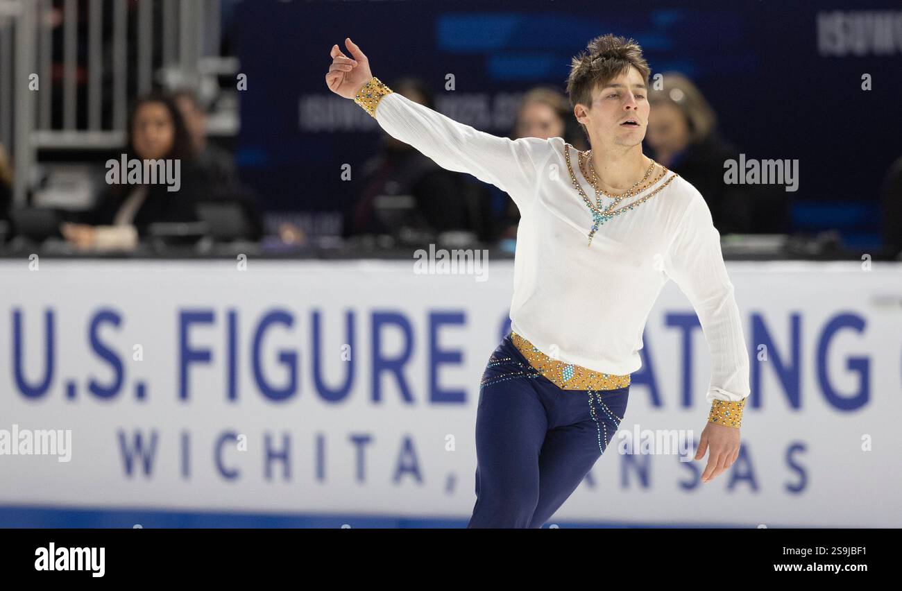 Andrew Torgashev performs during the men's free skate competition at ...