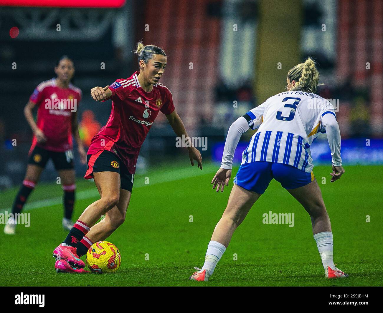 Leigh Sports Village Stadium, England 26th January 2025: Celin Bizet ...