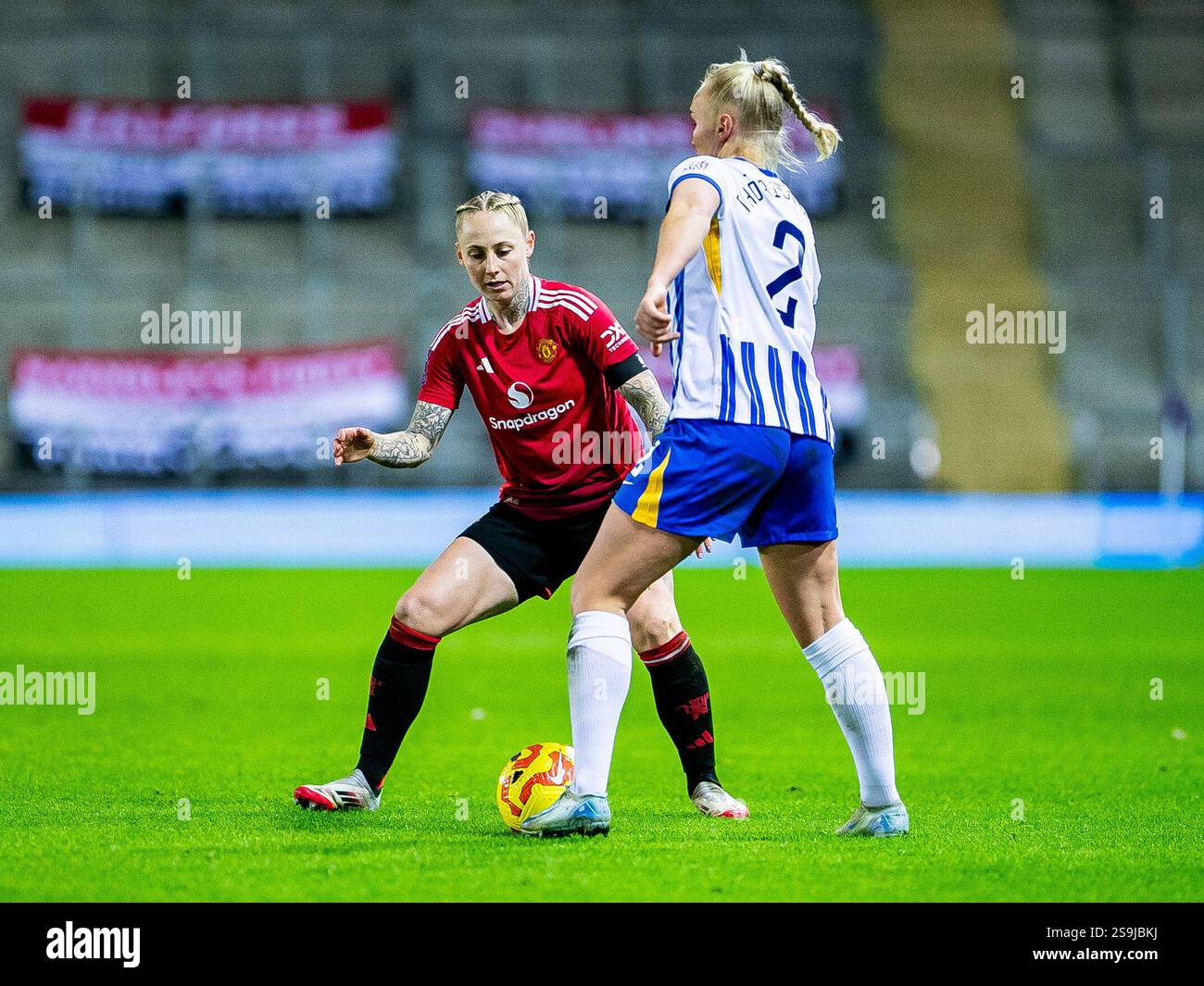 Leigh Sports Village Stadium, England 26th January 2025: Maria ...