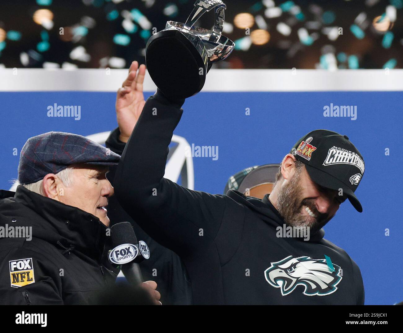 Philadelphia, United States. 26th Jan, 2025. Philadelphia Eagles head ...