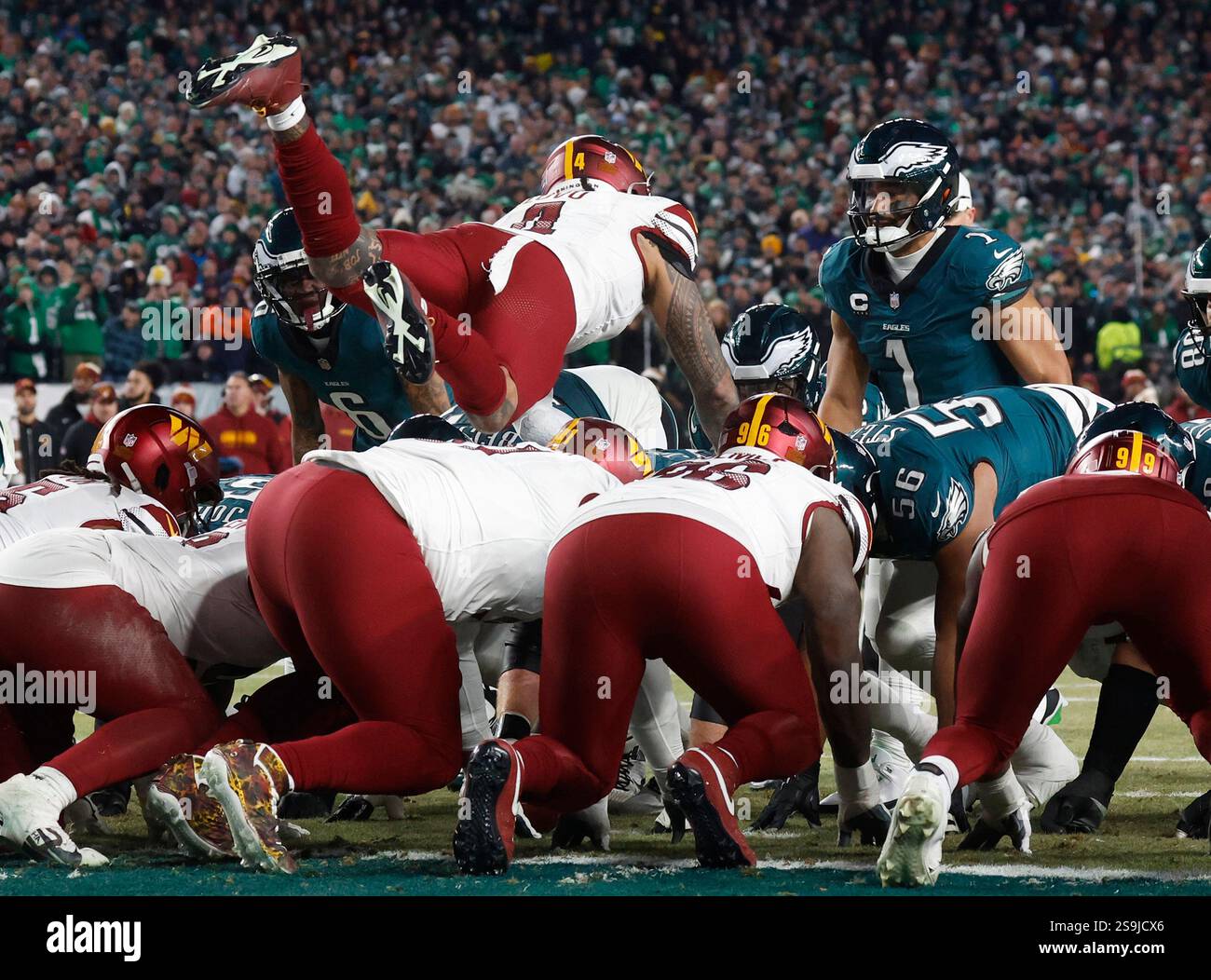 Philadelphia, United States. 26th Jan, 2025. Washington Commanders ...