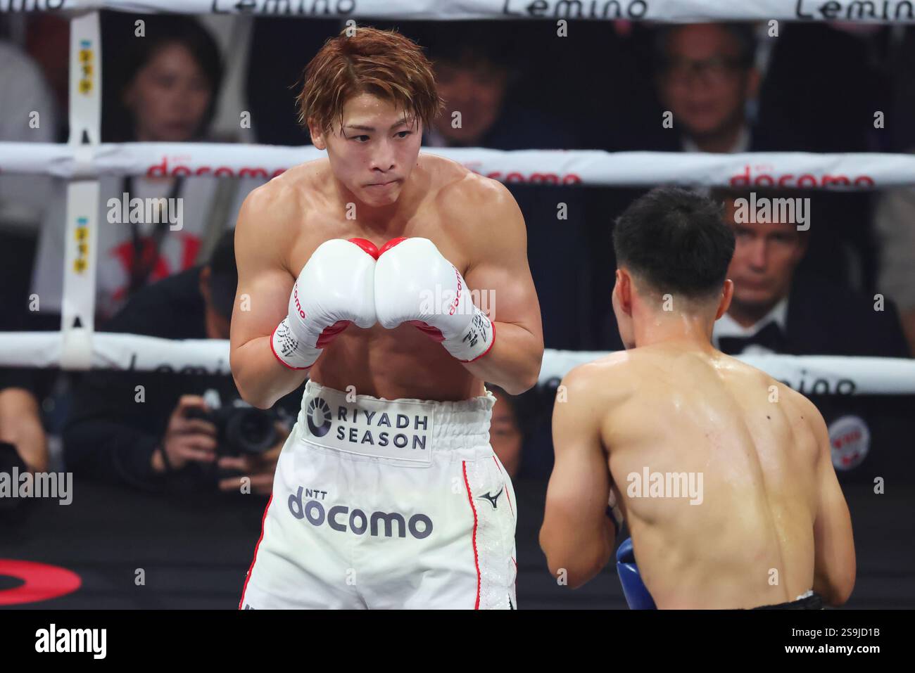 Naoya Inoue (JPN), JANUARY 24, 2025 - Boxing : IBF, WBA, WBC, WBO World Super Bantam weight ...