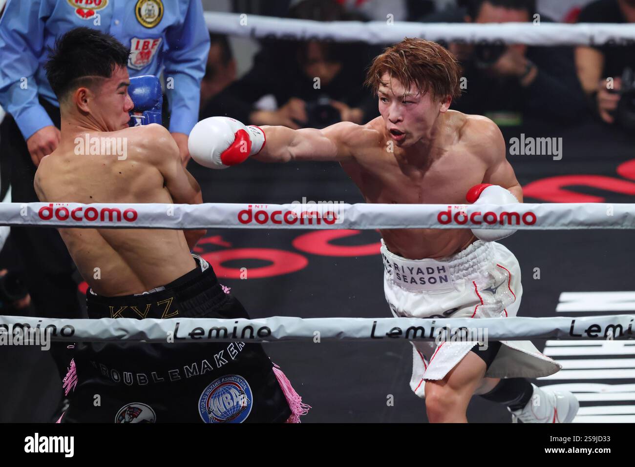 (L to R) Kim Ye-joon (KOR), Naoya Inoue (JPN), JANUARY 24, 2025 ...