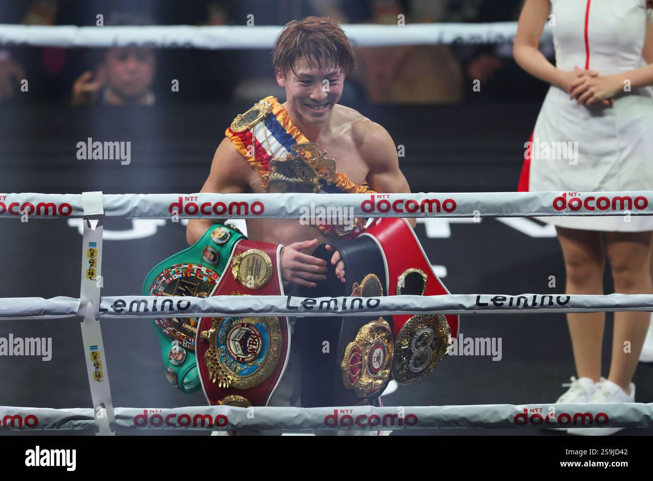 Naoya Inoue (JPN), JANUARY 24, 2025 - Boxing : IBF, WBA, WBC, WBO World Super Bantam weight ...