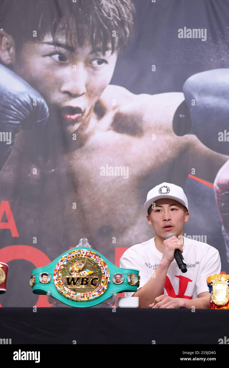Naoya Inoue (JPN), JANUARY 24, 2025 - Boxing : IBF, WBA, WBC, WBO World Super Bantam weight ...
