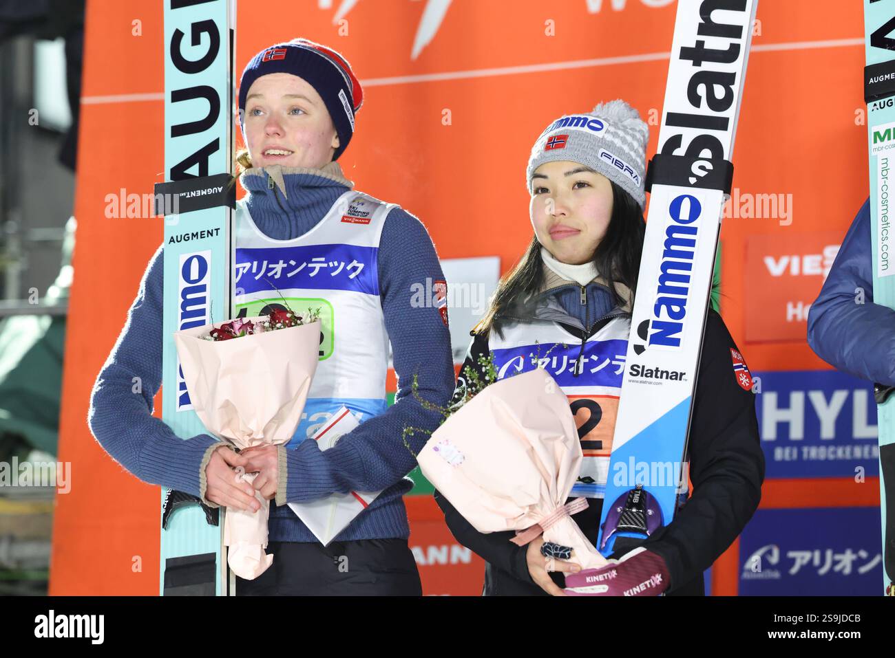 (L-R) Eirin Maria Kvandal, Thea Minyan Bjoerseth (NOR), JANUARY 25 ...