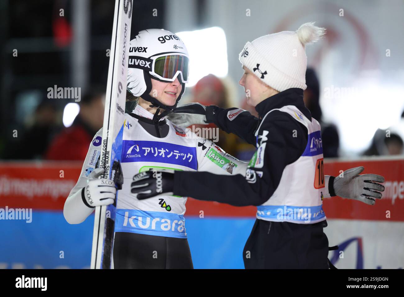 Nika Prevc, Ema Klinec (SLO), JANUARY 25, 2025 - Ski Jumping : FIS Ski ...