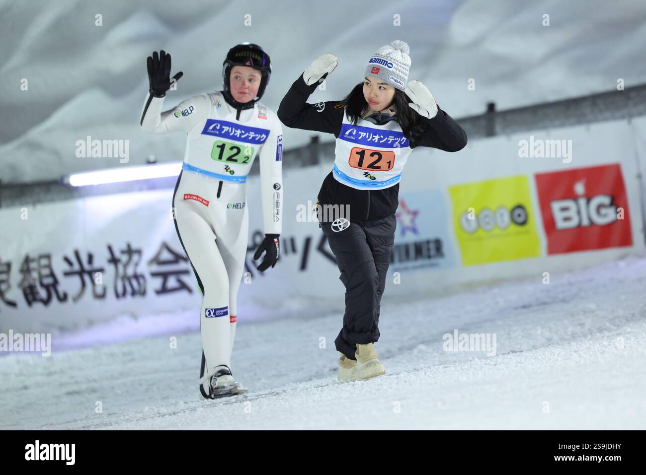 (L-R) Eirin Maria Kvandal, Thea Minyan Bjoerseth (NOR), JANUARY 25 ...