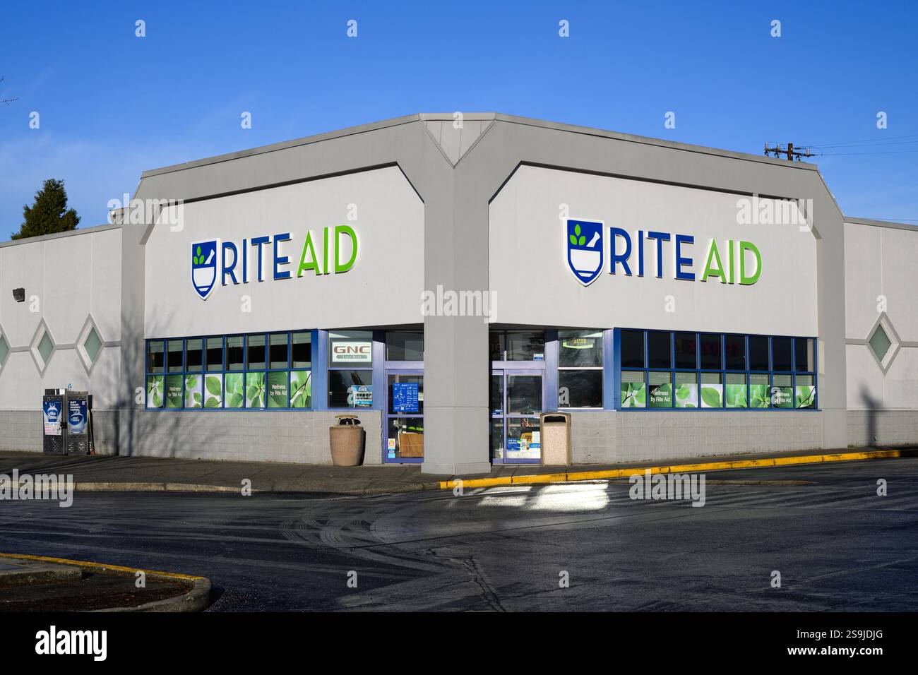 Shoreline, WA, USA - January 26, 2025; Rite Aid pharmacy store with ...