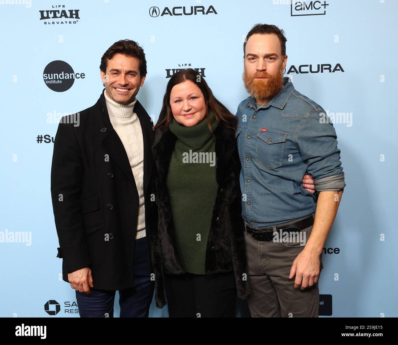 Park City, UT, January 26, 2025. Jonathan Stoddard, Jaime Gallagher ...