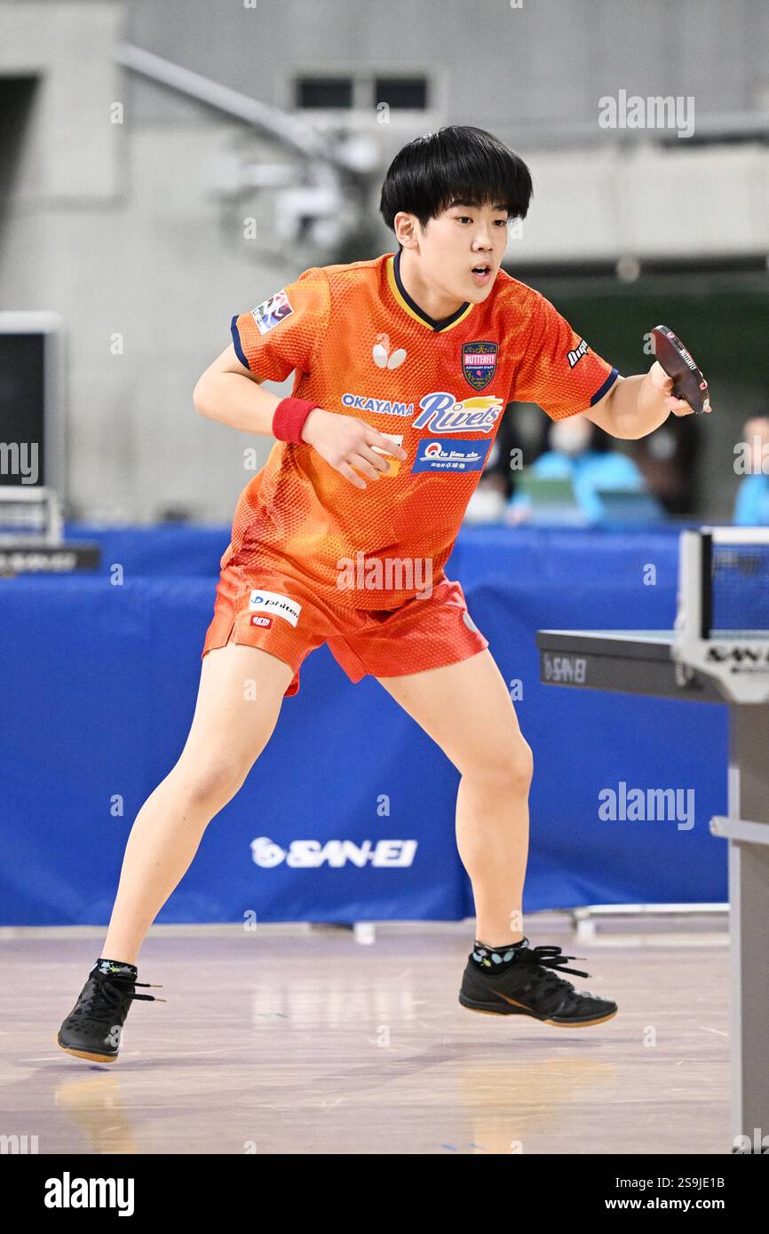 Kazuki Yoshiyama, JANUARY 24, 2025 - Table Tennis : All Japan Table Tennis Championships 2025 ...
