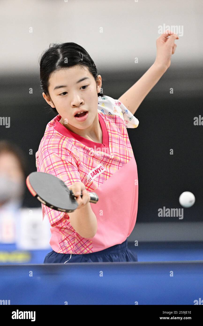 Rin Mende, JANUARY 24, 2025 - Table Tennis : All Japan Table Tennis ...