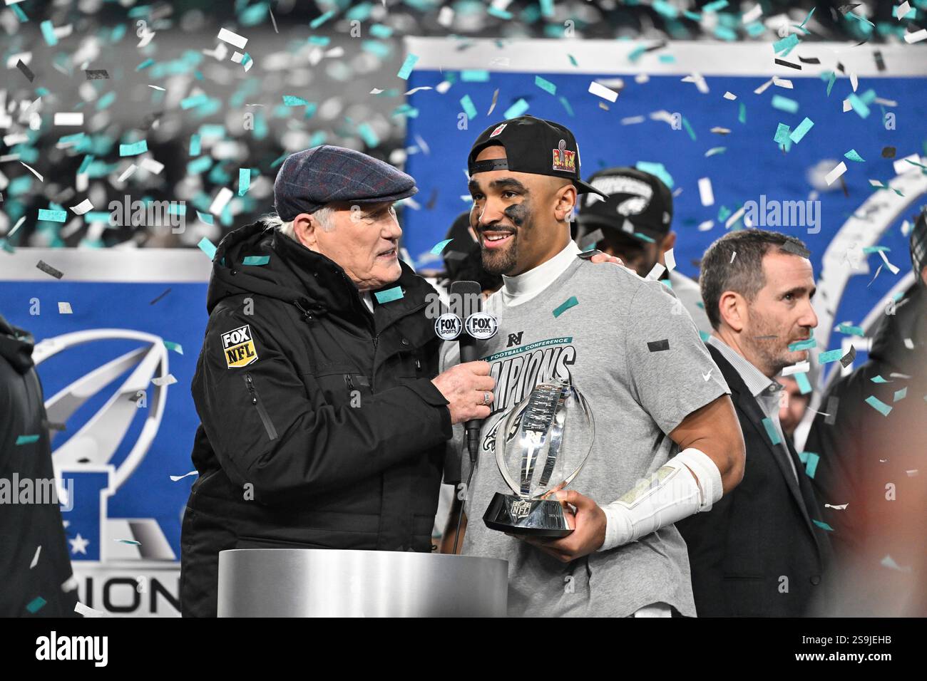 January 26, 2025, Philadelphia PA; Fox Sports commentator Terry ...