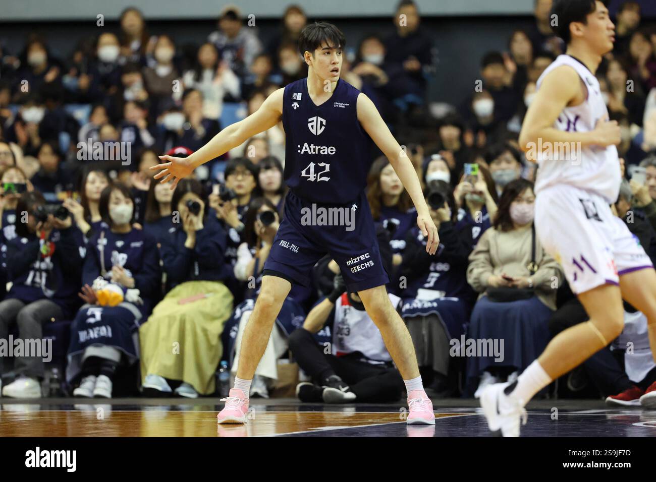 Leon Watanabe (Altiri), JANUARY 25, 2025 - Basketball : 2024-25 B.LEAGUE B2 game between Altiri ...