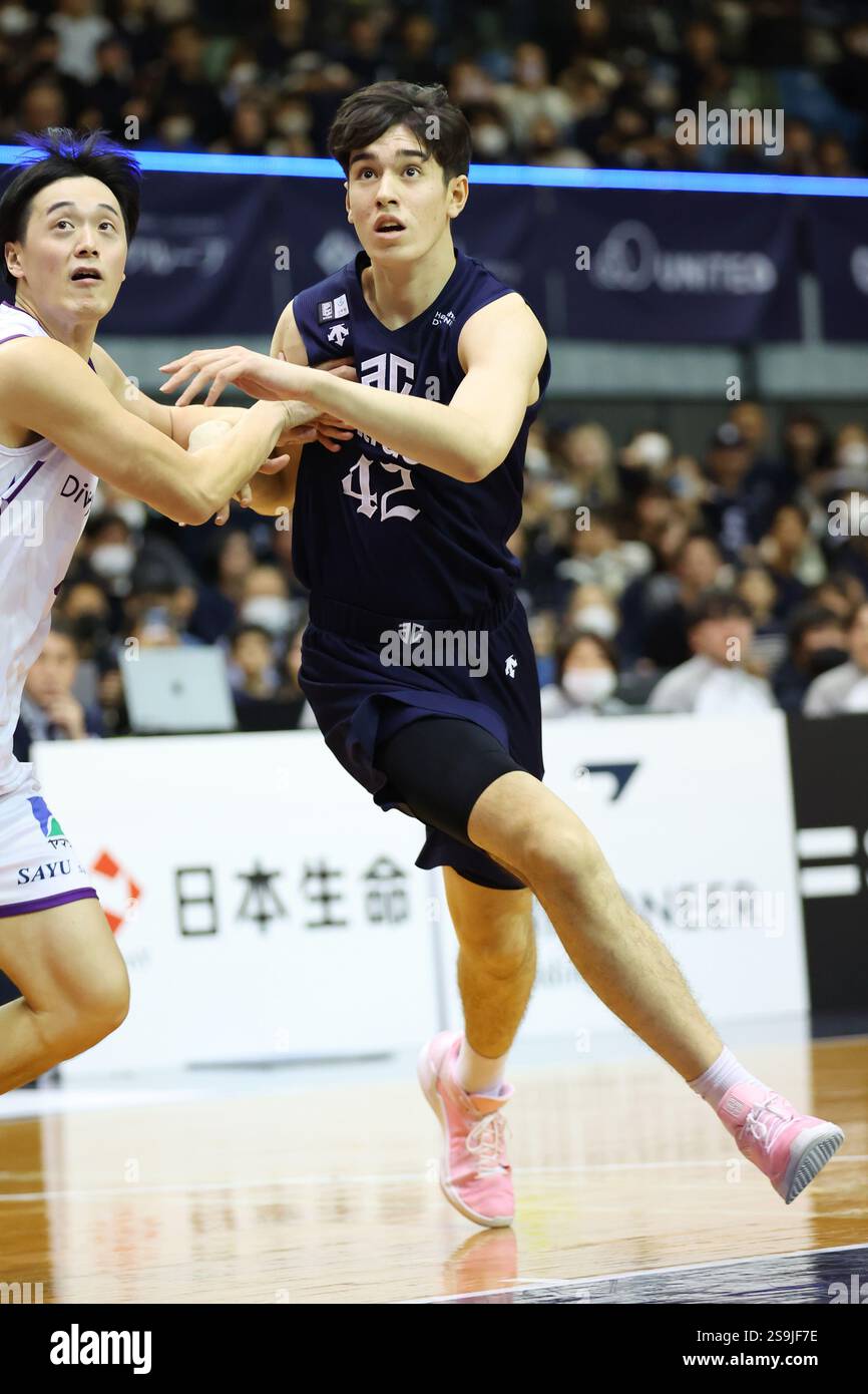 Leon Watanabe (Altiri), JANUARY 25, 2025 - Basketball : 2024-25 B ...