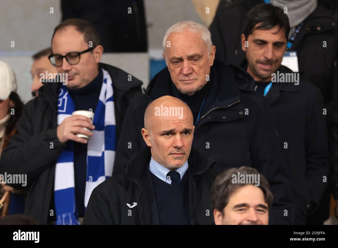 Como, Italy, 25th January 2025. Luca Percassi Vice Chairman of Atalanta ...