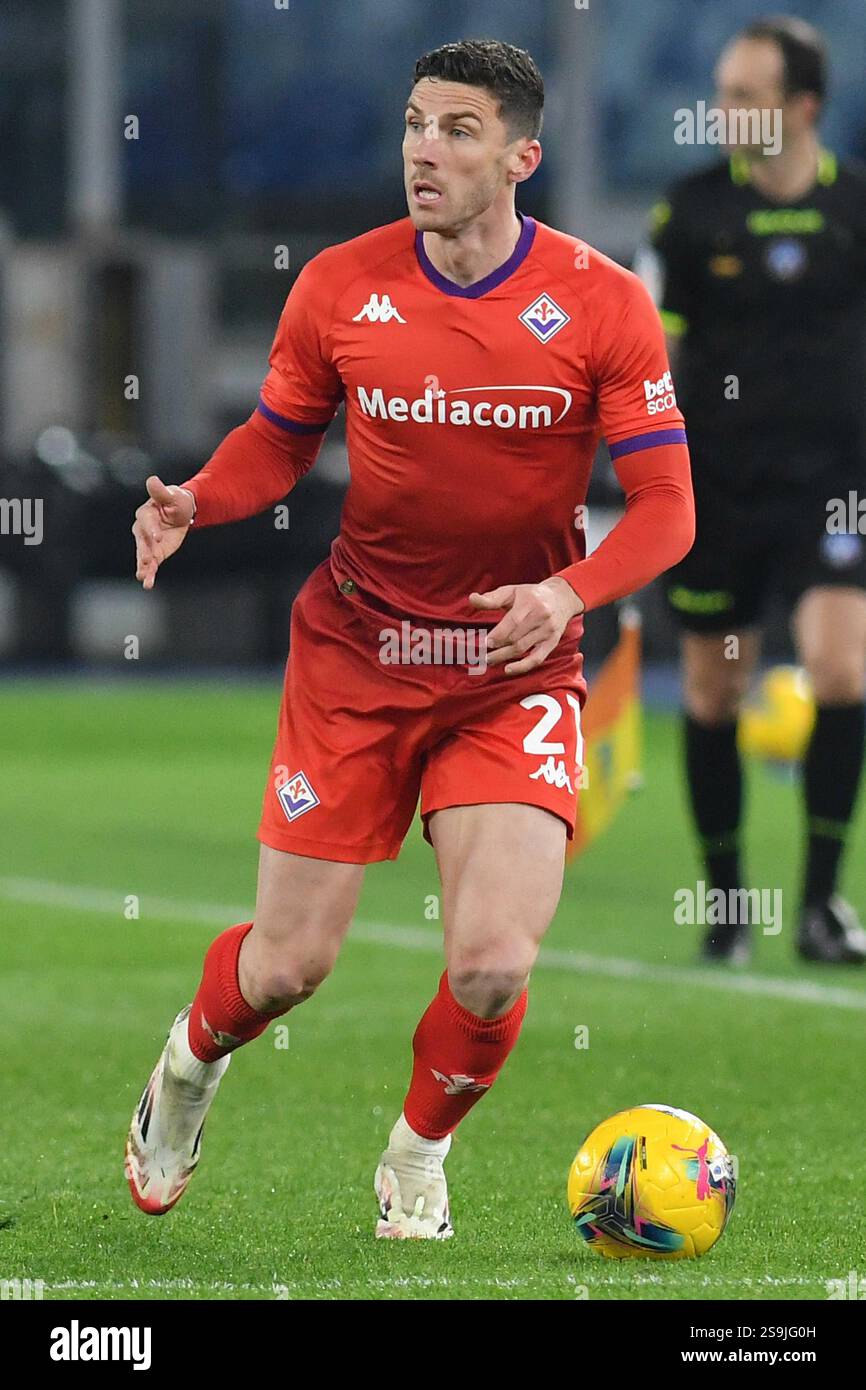 Robin Gosens of Fiorentina during the Serie A match between Lazio v ...