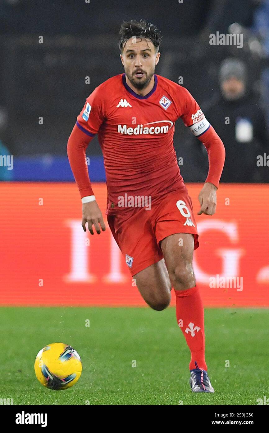 Luca Ranieri of Fiorentina during the Serie A match between Lazio v ...