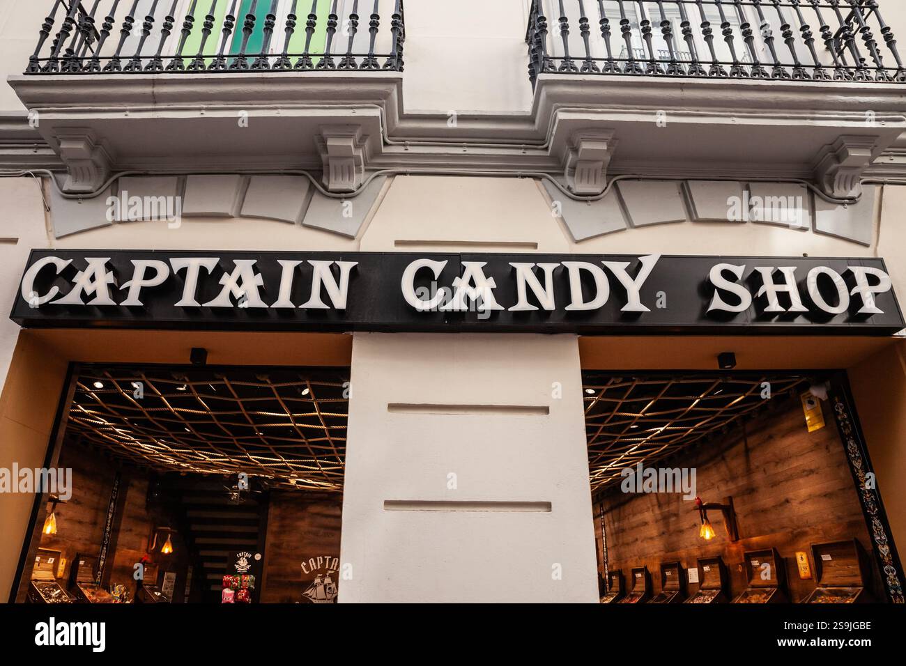 Captain candy shop logo hi-res stock photography and images - Alamy