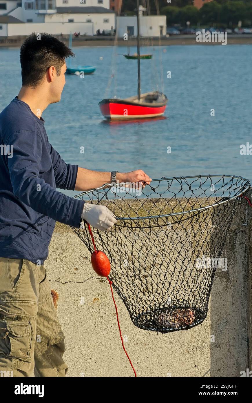 Ring crab trap hi-res stock photography and images - Alamy
