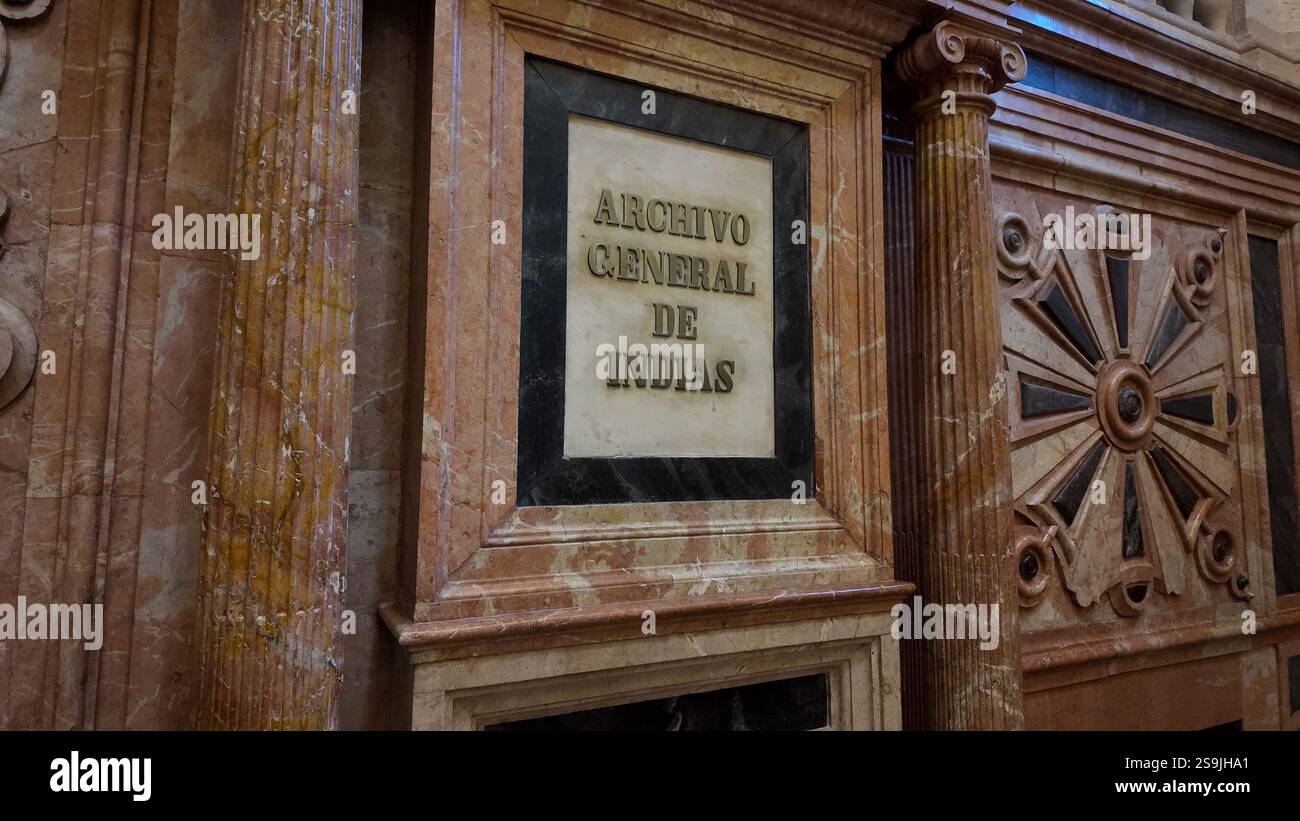 The Archivo de Indias in Seville houses important historical records of ...