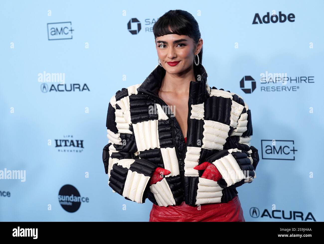 Aline Mayagoitia, a cast member in "Kiss of the Spider Woman," poses at ...