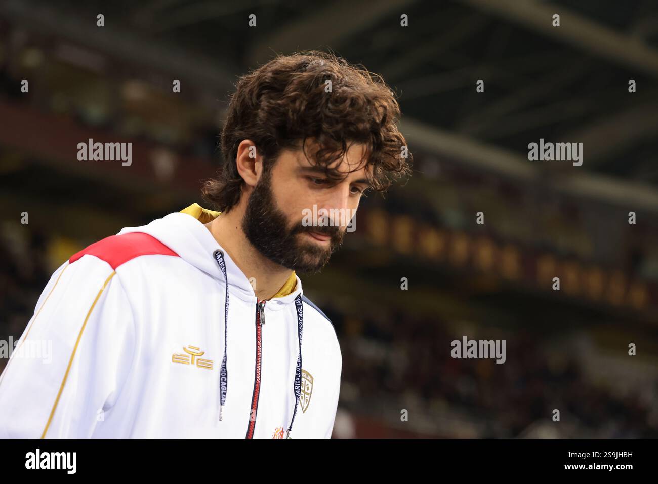Turin, Italy, 24th January 2025. Sebastian Luperto of Cagliari Calcio ...