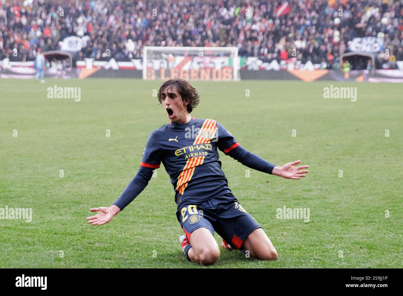 MADRID, SPAIN - January26: Bryan Gil of Girona during the LaLiga EA ...