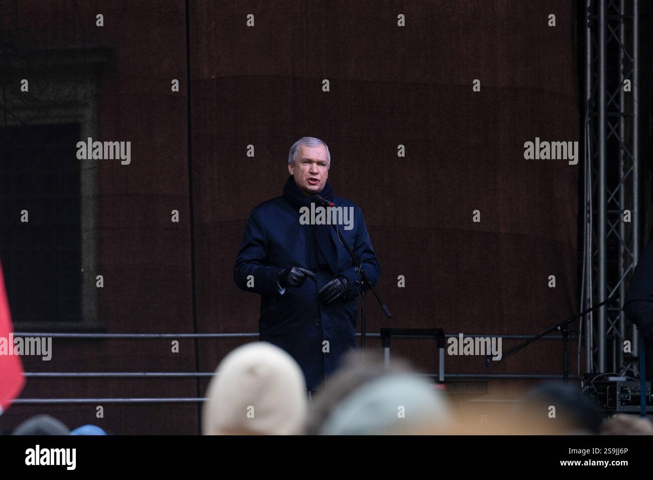 Pavel Latushko speaks during the March of Belarusians. Many Belarusians ...