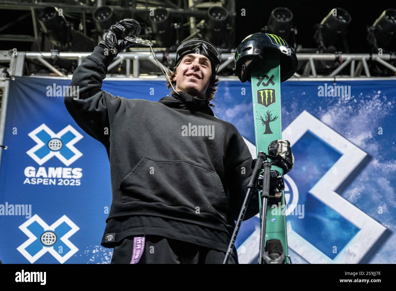 January 25, 2025, Aspen, Colorado, USA: From left to right ANDRI ...