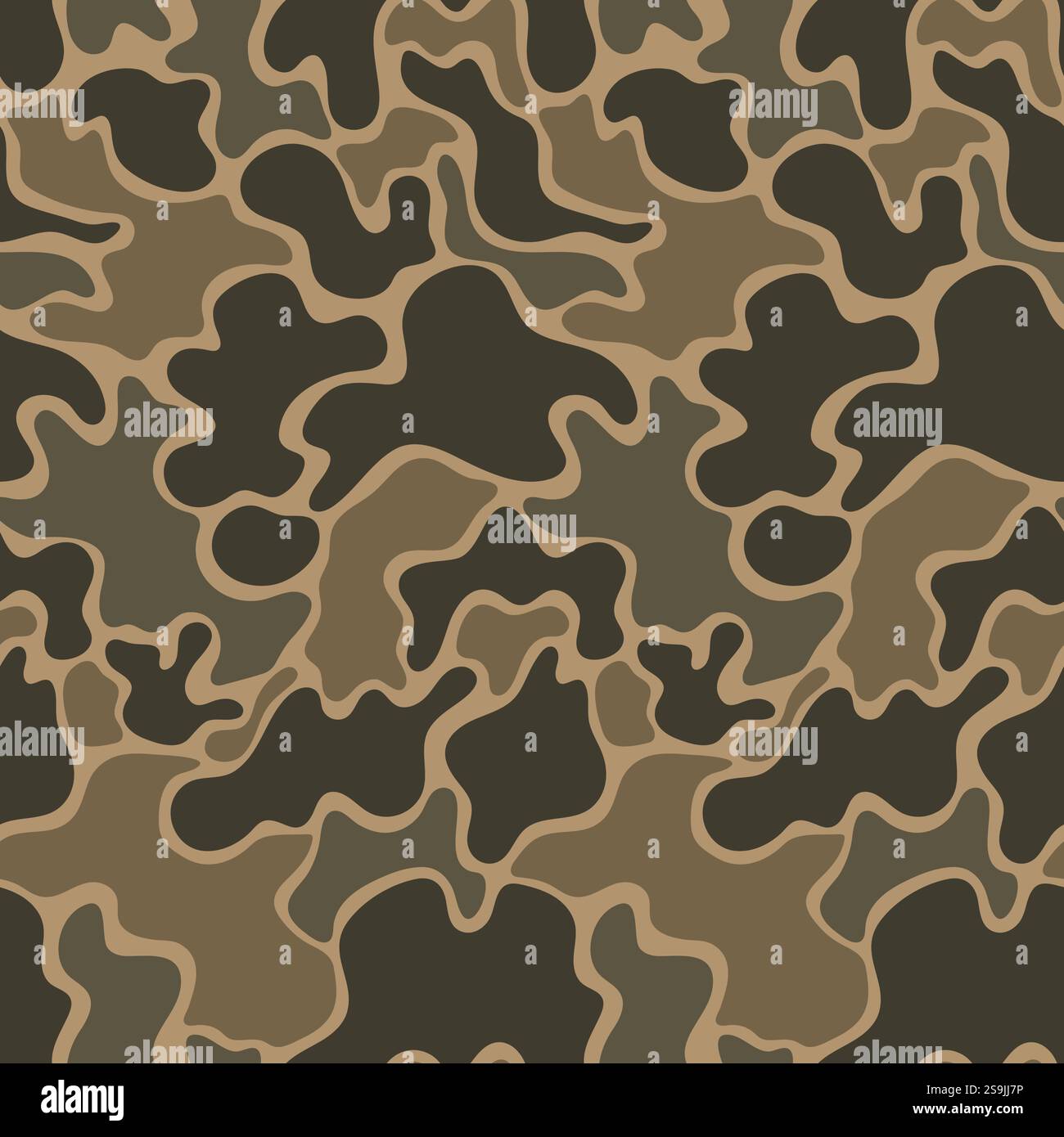vector old school camouflage, duck hunter camouflage Stock Vector Image ...