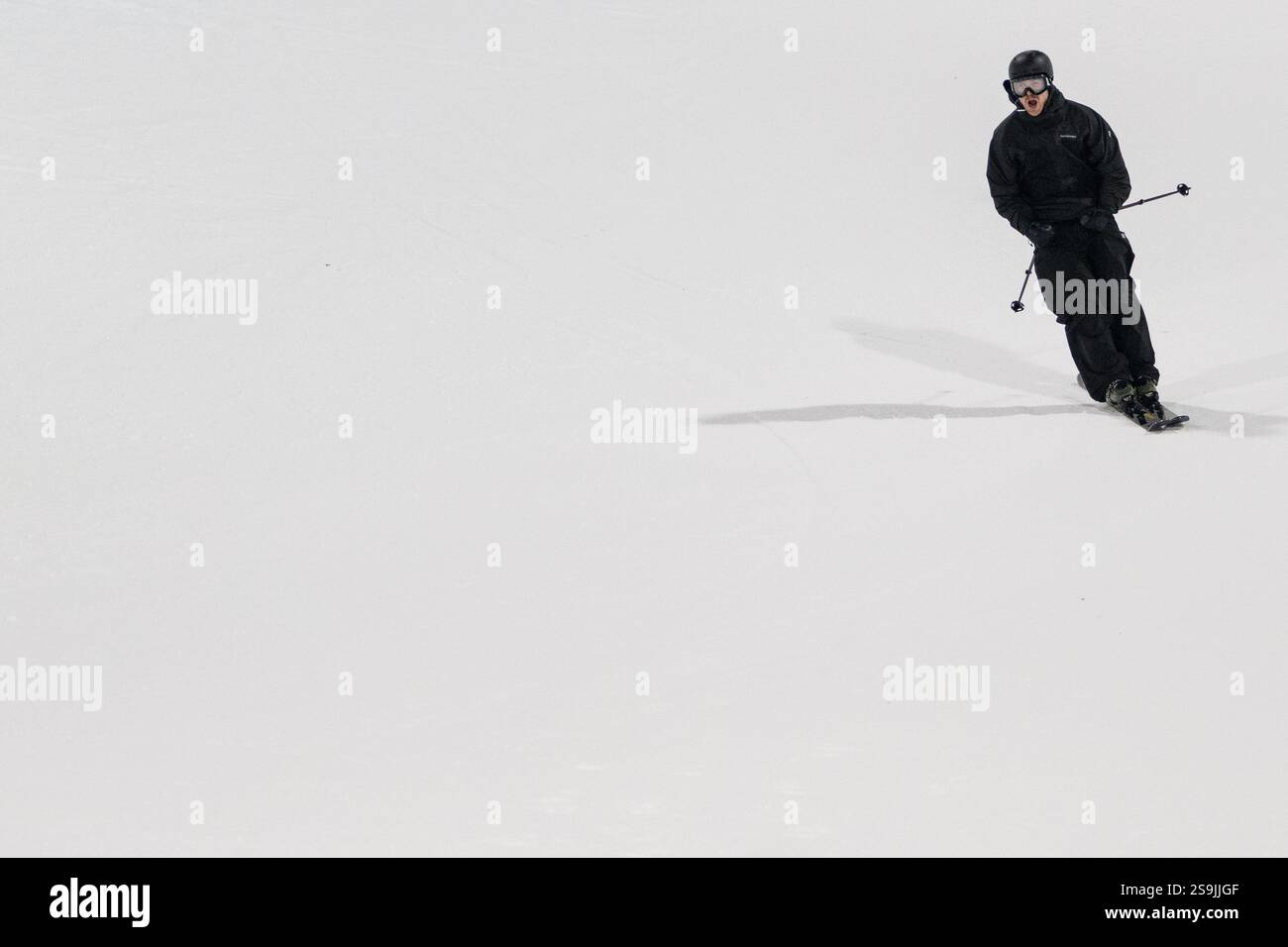 January 25, 2025, Aspen, Colorado, USA: HUNTER HESS celebrates his best ...