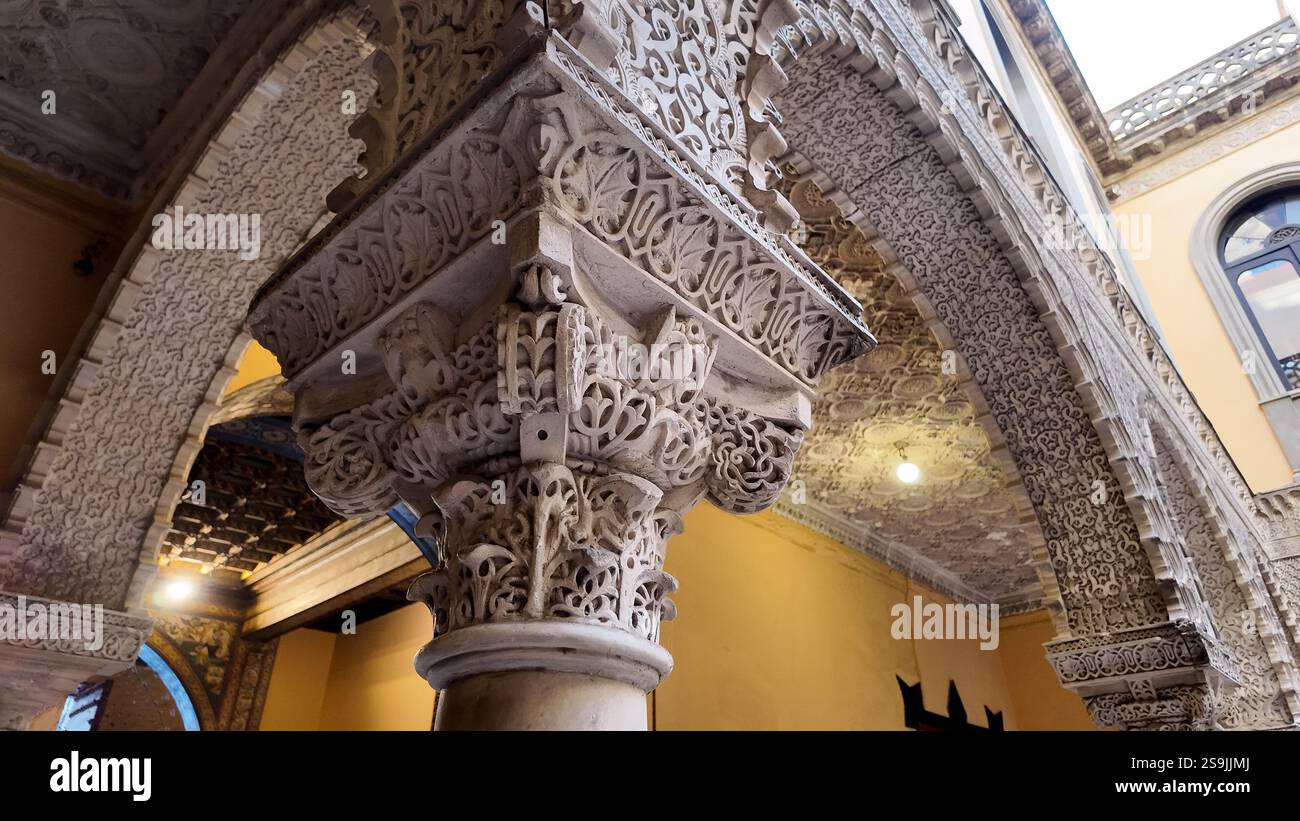 The Palace of the Countess of Lebrija, a historic house museum, with ...