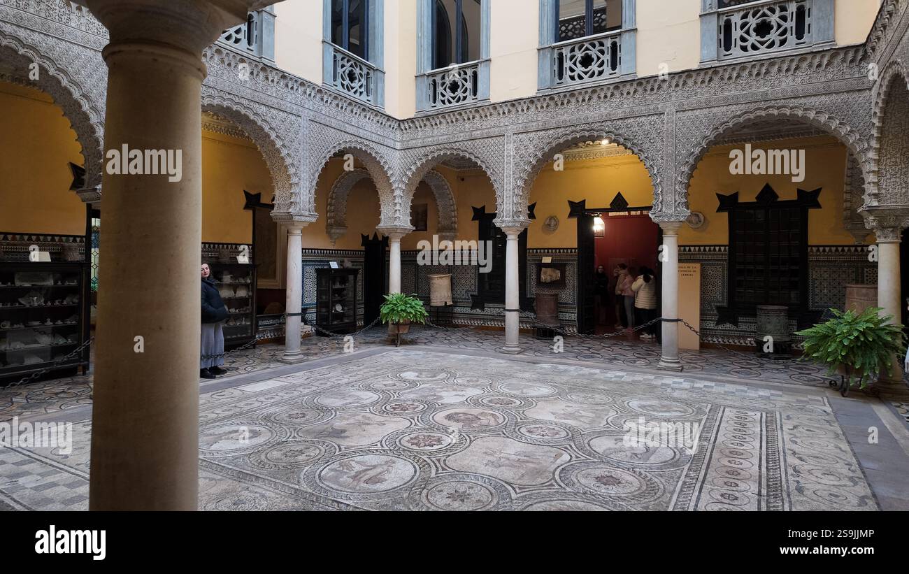 The Palace of the Countess of Lebrija, a historic house museum, with ...