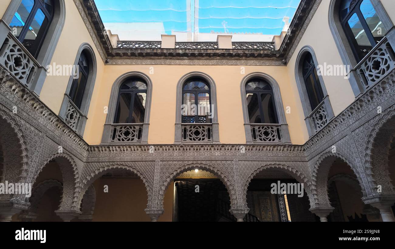The Palace of the Countess of Lebrija, a historic house museum, with ...