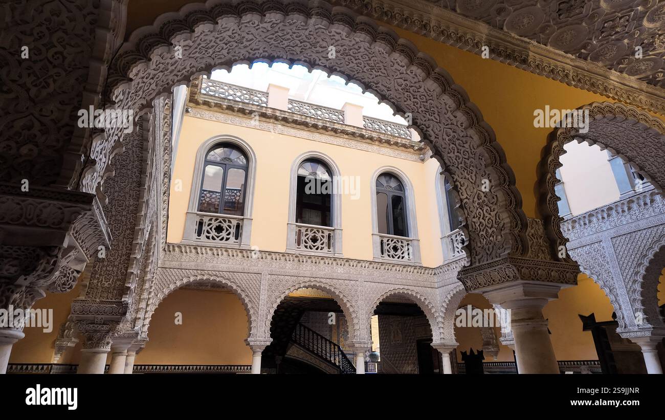 The Palace of the Countess of Lebrija, a historic house museum, with ...