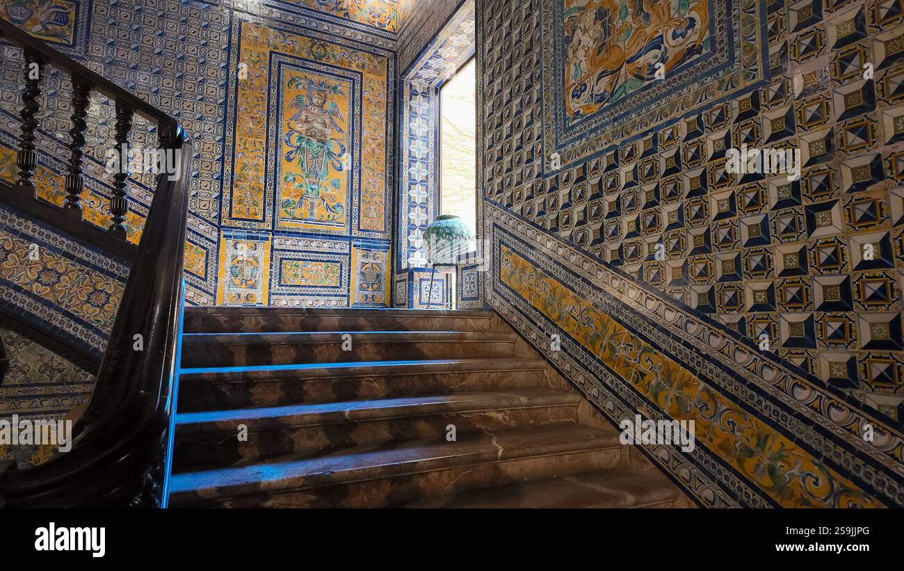 The Palace of the Countess of Lebrija, a historic house museum, with ...