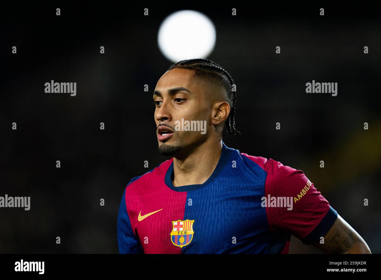 Raphina (FC Barcelona) reacts during La Liga football match between FC ...